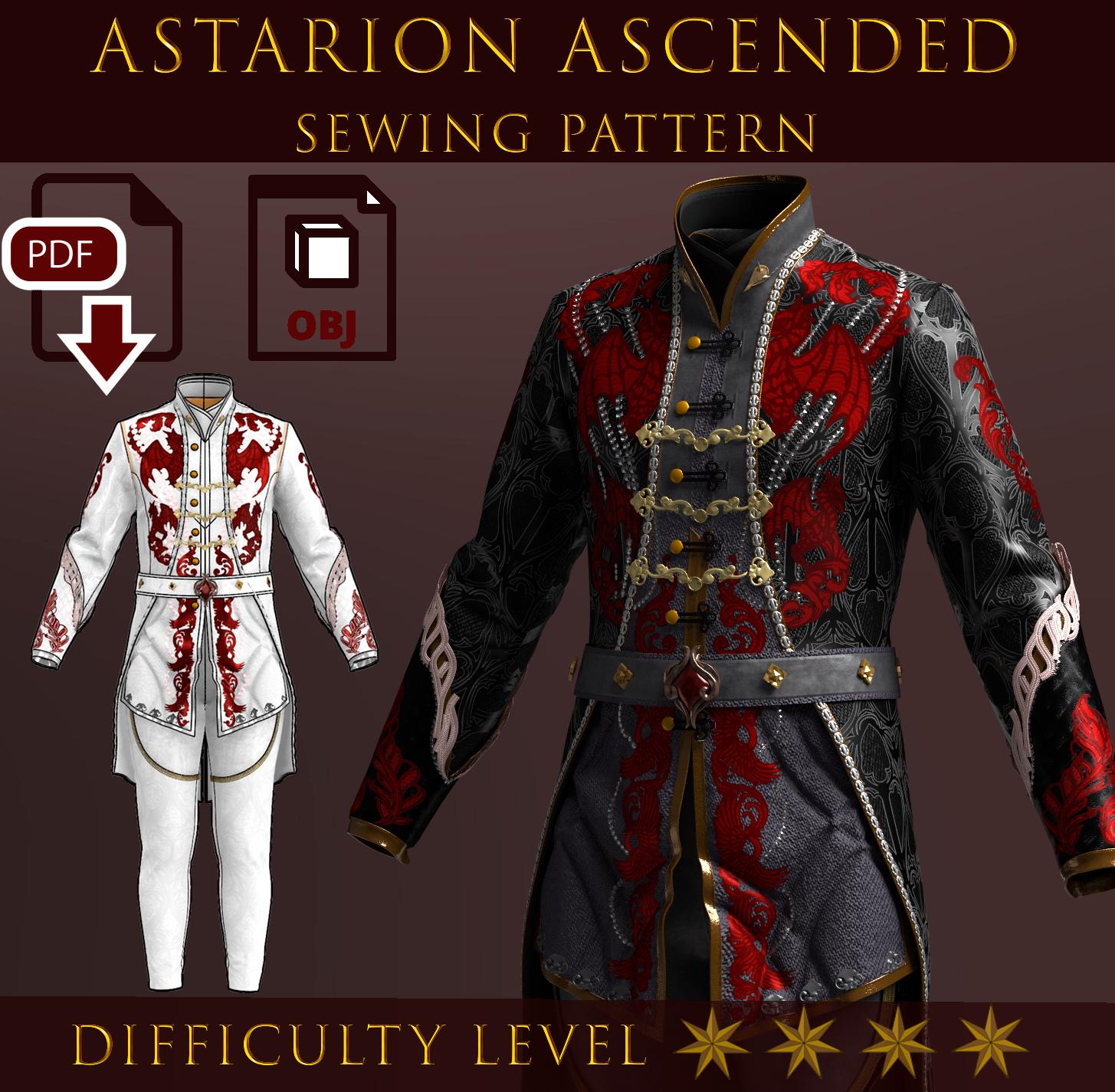 Astarion Ascended Tav Epilogue Eminent Outfit Pattern Kit - Etsy