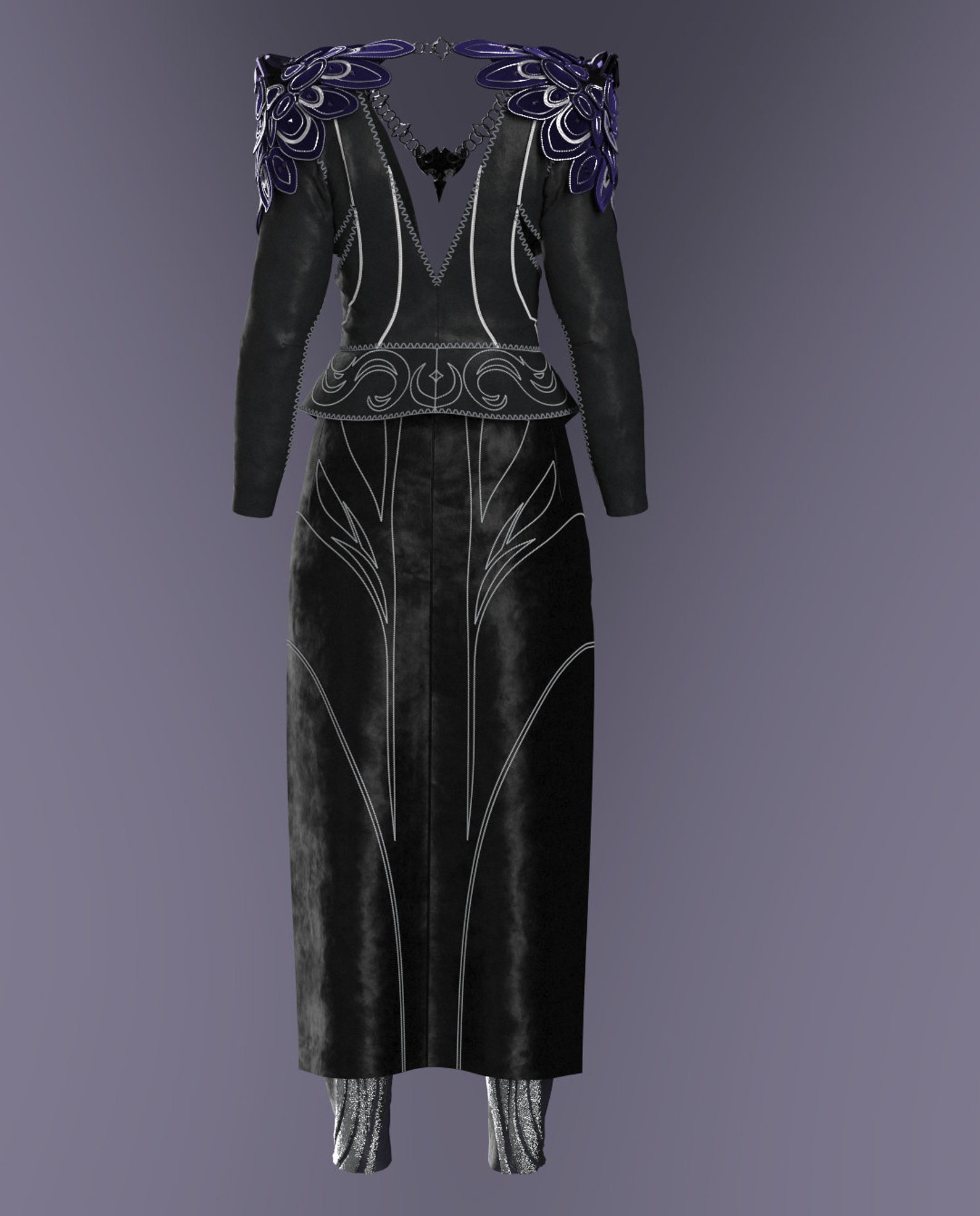Shadowheart Shar Epilogue Outfit Pattern With Accessories - Etsy