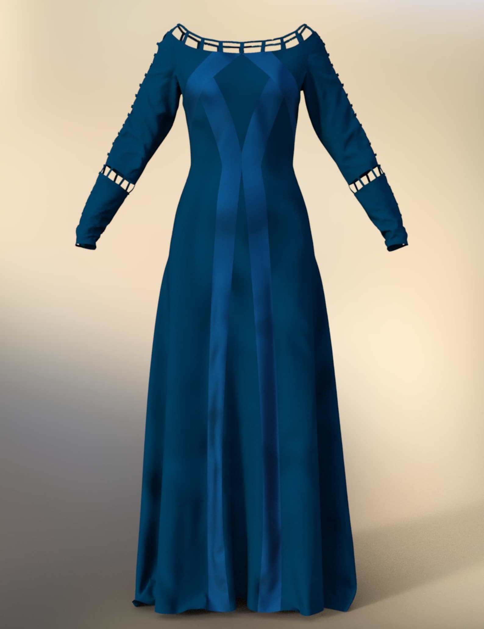 Blue Queen Dress Pattern - Etsy