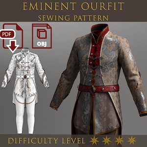 Astarion Ascended Tav Epilogue Eminent Outfit Pattern Kit - Etsy