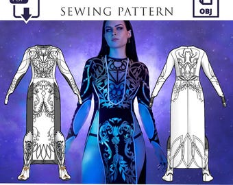 Mystra Dress Costume Pattern - Etsy