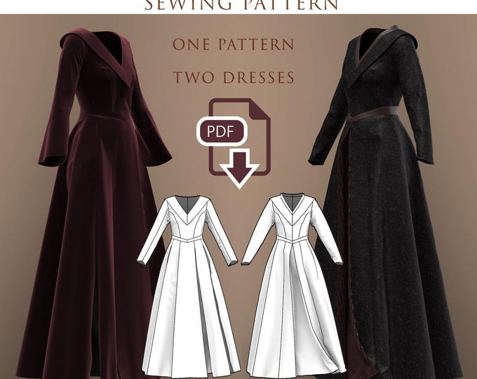 White Dress Sewing Pattern - Etsy Canada