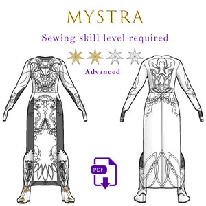 Mystra Dress Costume Pattern - Etsy