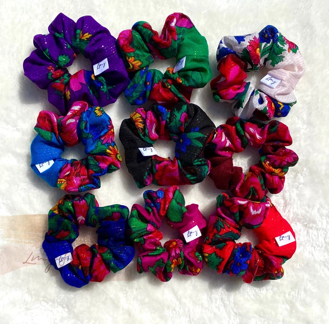 Hmong Scarf Scrunchies - Etsy