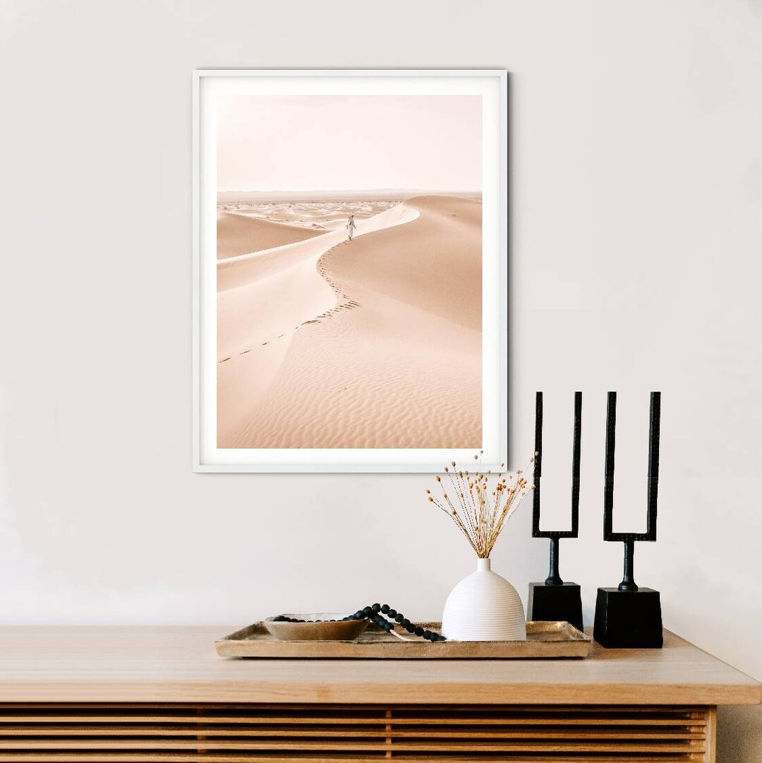 Desert Poster, Desert Landscape, Desert Photo, Desert Sand Man, Poster ...