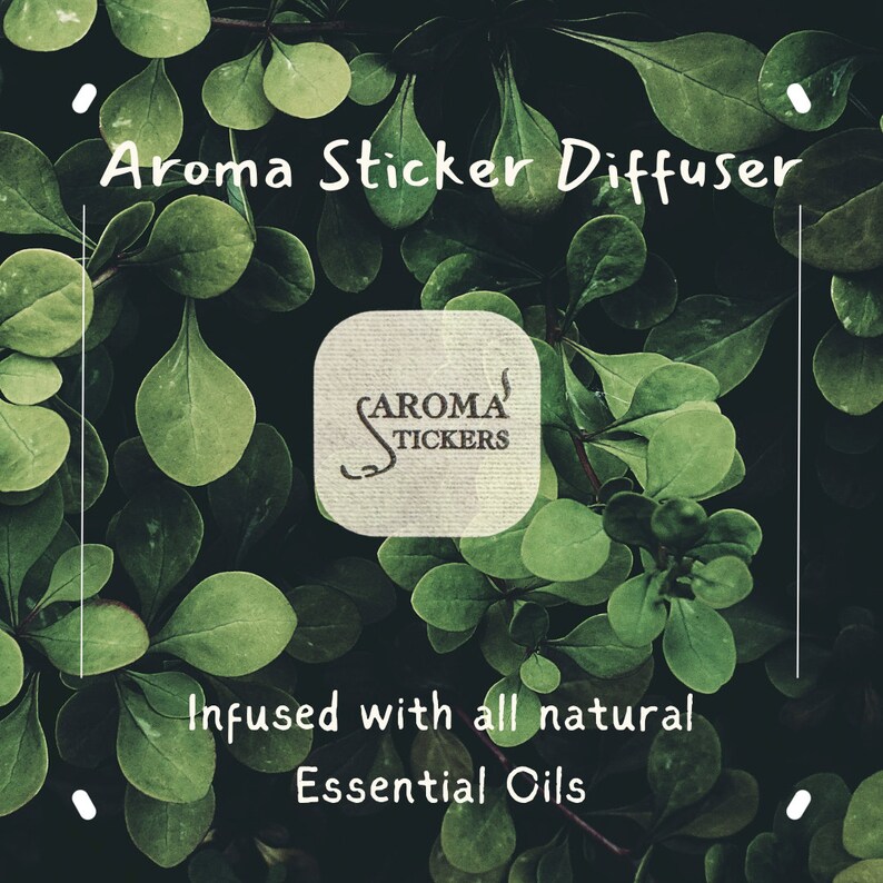 Aroma Stickers Aromatherapy Diffuser Sticker for Your Relaxation and ...