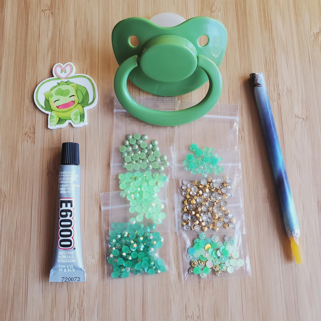 Custom DIY Deco Adult Pacifier Kit | Agere Paci DIY | DIY Littlespace ...