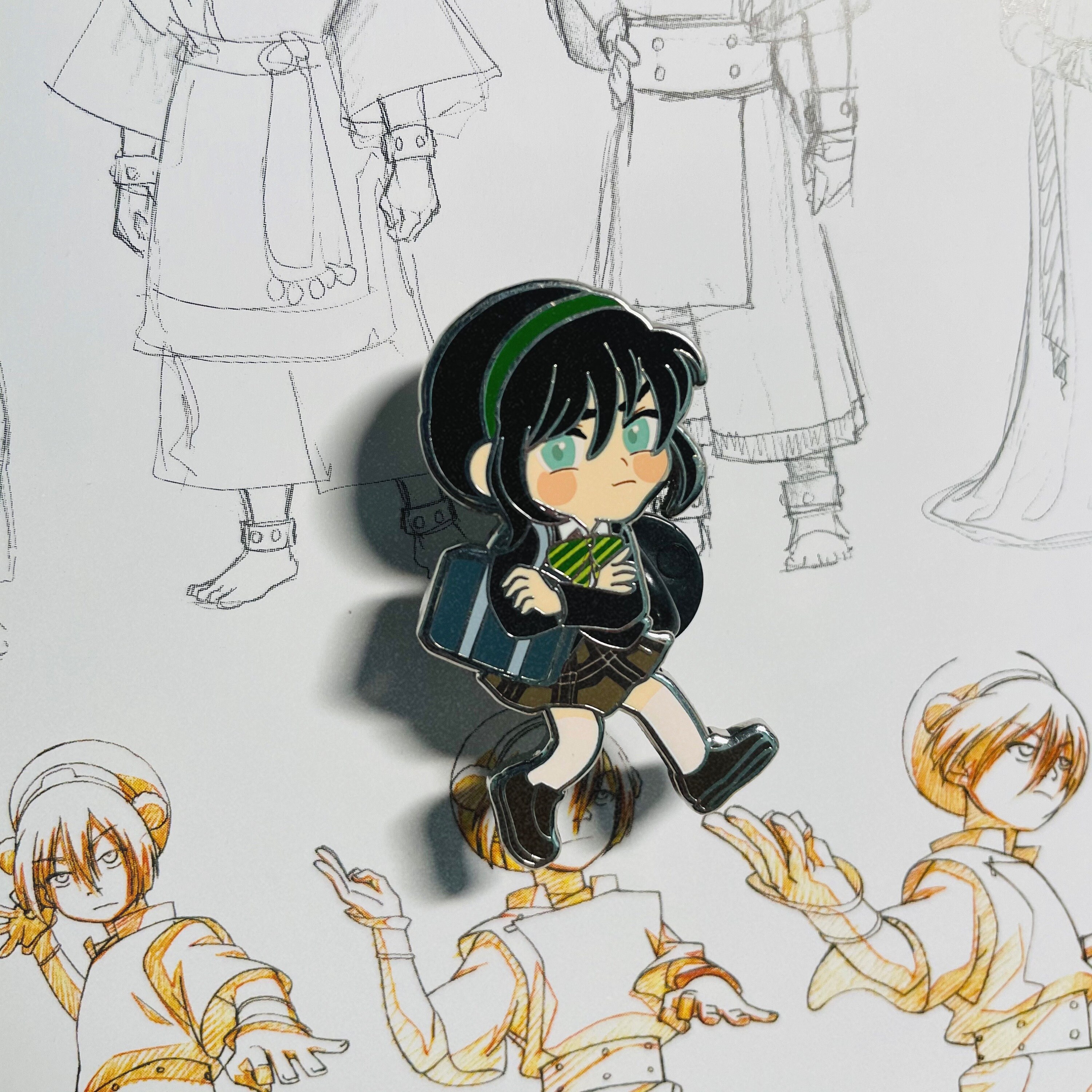 ATLA: Ba Sing Academy Chibi Pins - Etsy