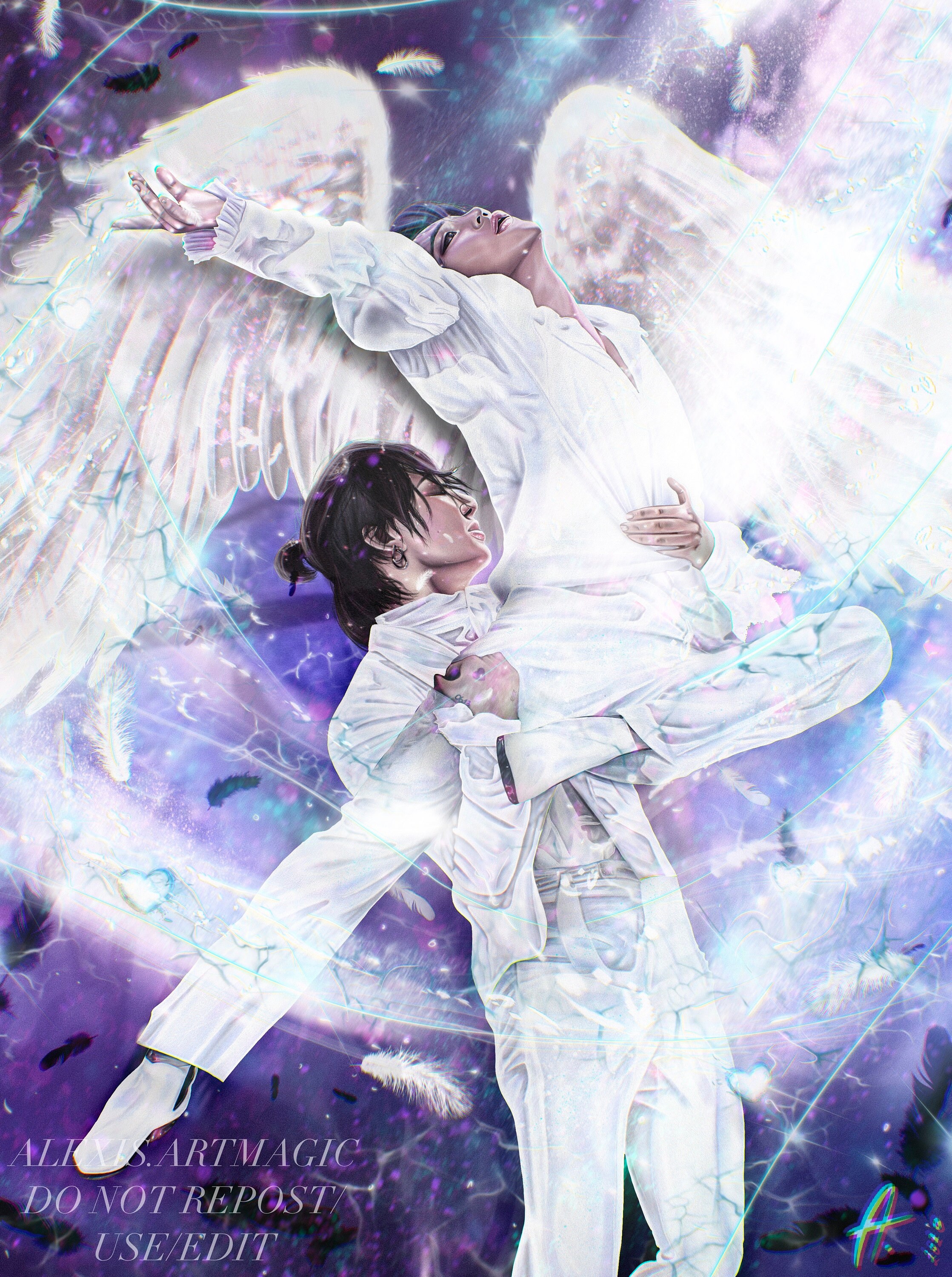 Vkook Taekook / BTS Namkook Jikook Jimin Art Print Fanart A5 Drawings ...