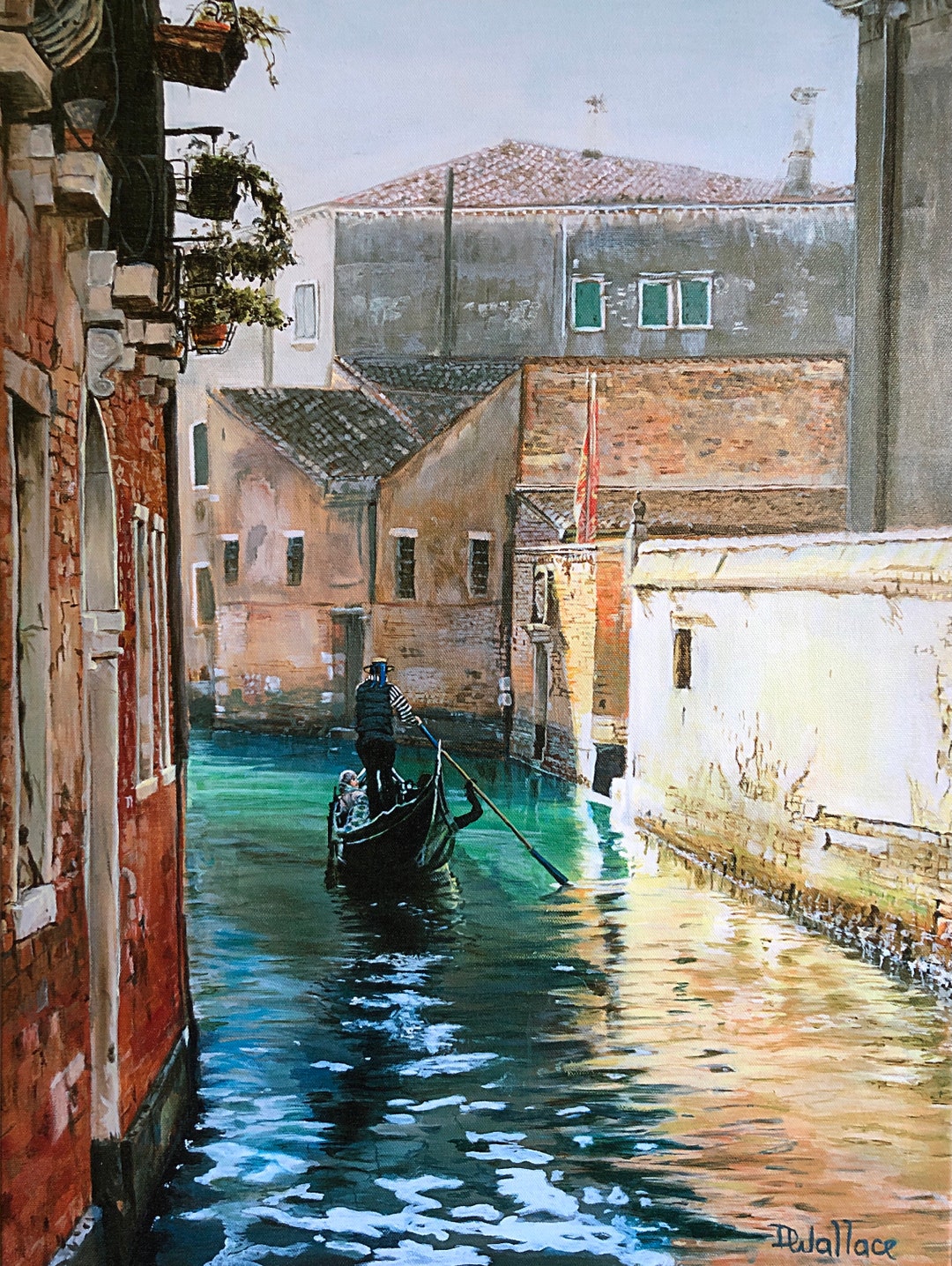 Venice Gondola - Limited Edition Painting Print - Etsy