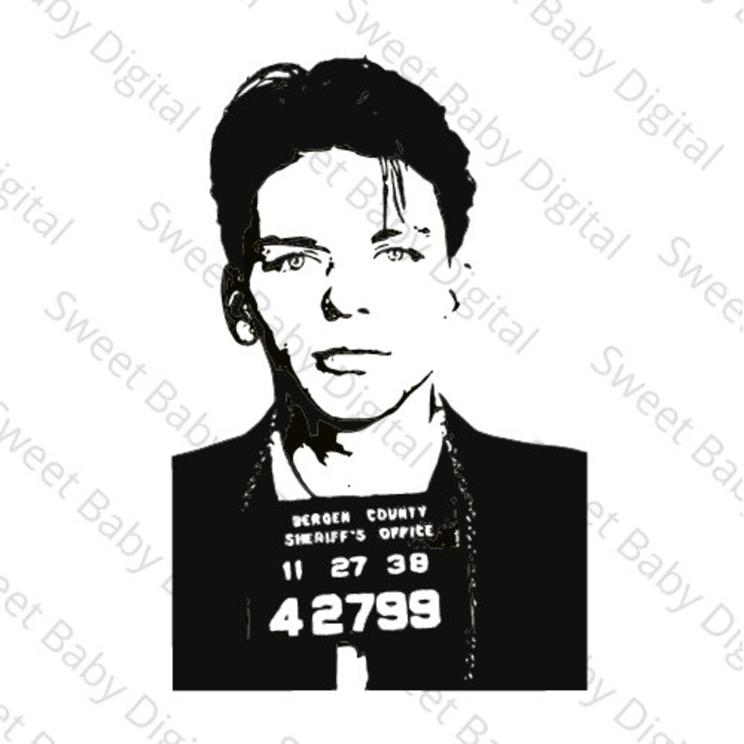 Frank Sinatra svg Sinatra svg Frank Sinatra mug shot mug - Etsy México