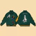 Ameri-camden space Shuttle Green Varsity Jacket - Etsy