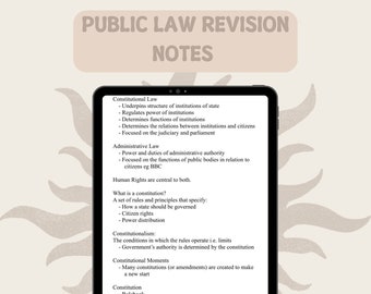 Contract Law Notes (LLB Law of Contract) - Etsy UK