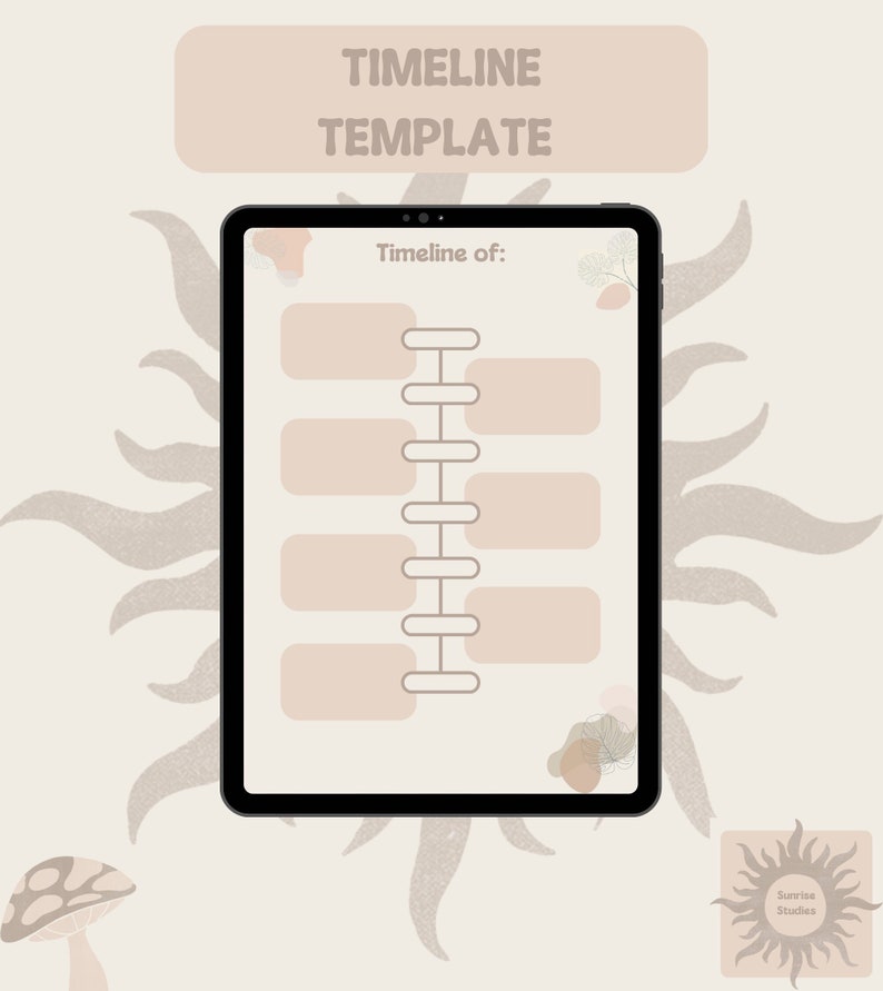 Timeline Template - Etsy
