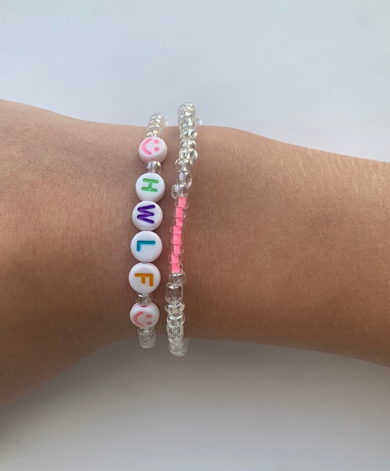 HWLF/ WWJD Smiley Face Bracelets - Etsy