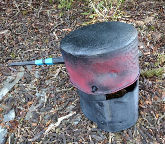 Rust Replica Heavy Plate Helmet Cosplay Prop - Etsy