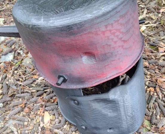 Rust Replica Heavy Plate Helmet Cosplay Prop - Etsy