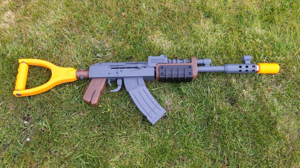 Rust replica life size ak-47 working features and more high | Etsy