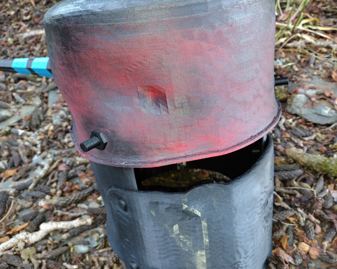 Rust Replica Heavy Plate Helmet Cosplay Prop - Etsy