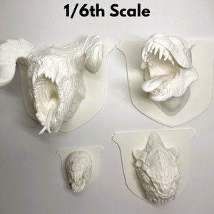 1/6 Scale Fallout 4 Creature Mounted Head Diorama - Etsy