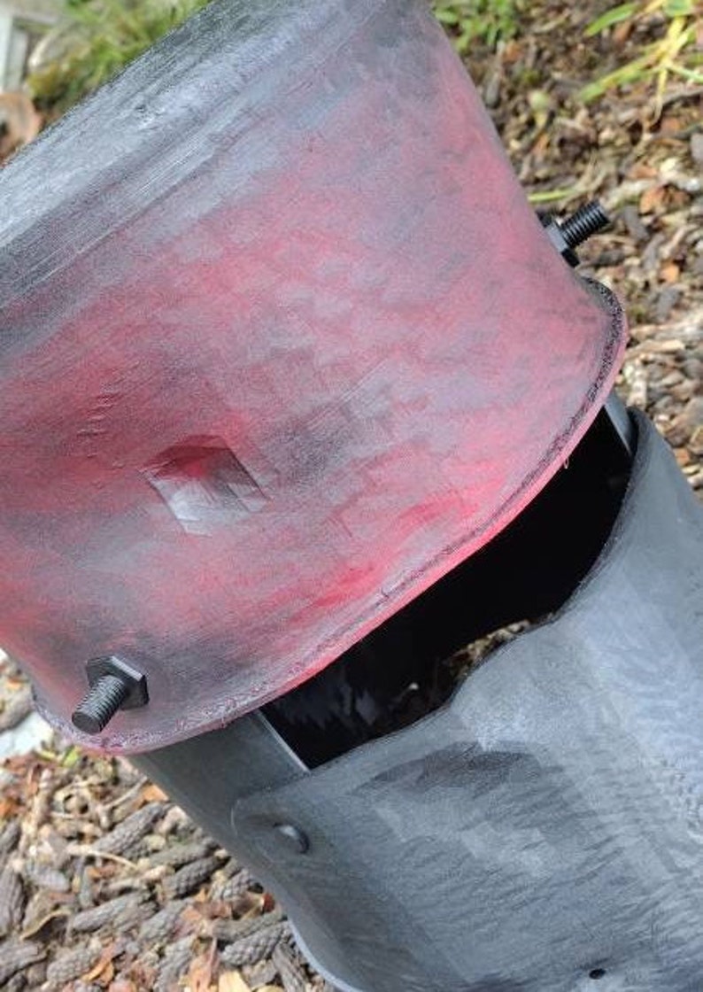 Rust Replica Heavy Plate Helmet Cosplay Prop - Etsy