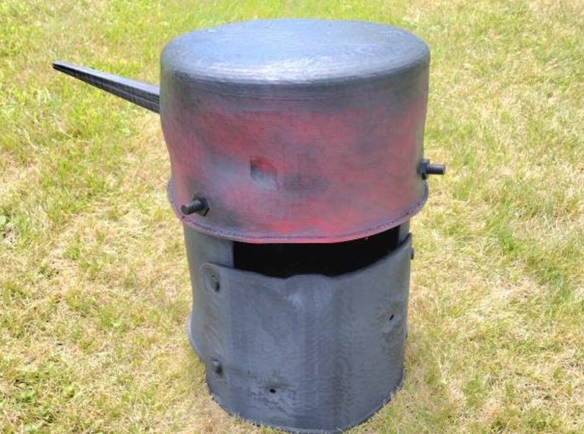 Rust Replica Heavy Plate Helmet Cosplay Prop - Etsy