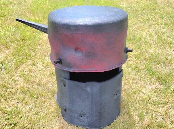 Rust Replica Heavy Plate Helmet Cosplay Prop - Etsy