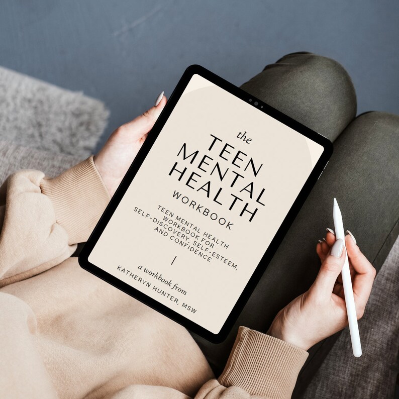 Mental Health Workbook for Teens - Digital Download - Etsy
