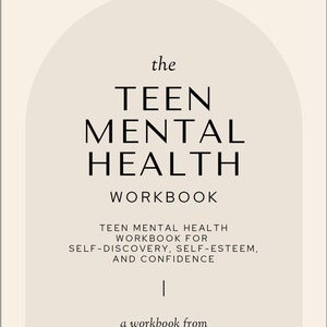 Mental Health Workbook for Teens - Digital Download - Etsy