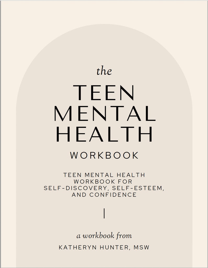 Mental Health Workbook for Teens - Digital Download - Etsy