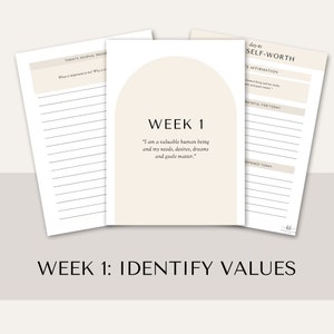 Boost Your Confidence - 28-day Self Worth Journal, Printable Self ...