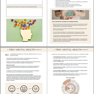Mental Health Workbook for Teens - Digital Download - Etsy