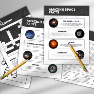 Space Activity Sheets - Printable Coloring Pages for Kids - Outer Space ...