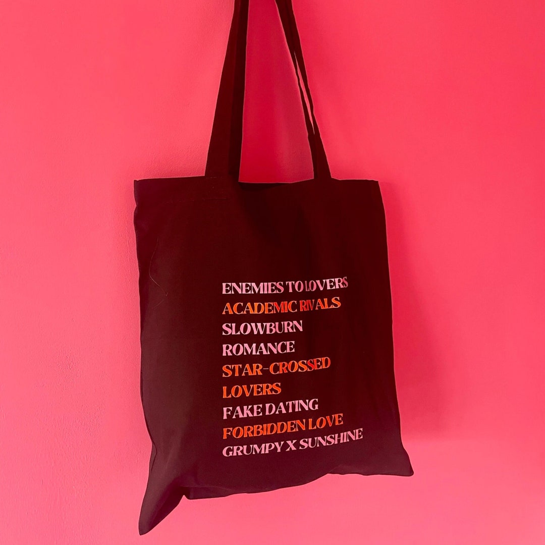 Tropes Tote Bag Book Lover Gift Reader Bag Book Lover - Etsy