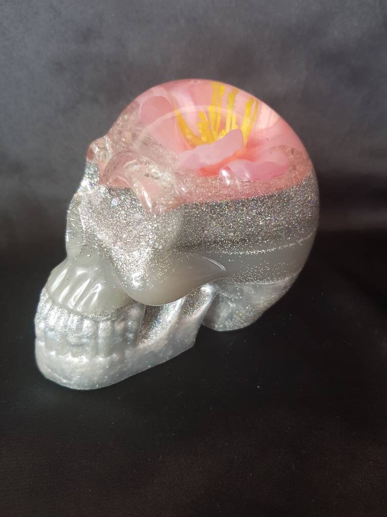 Handmade Epoxy Resin Skulls Skullart Sculpture Gift - Etsy UK