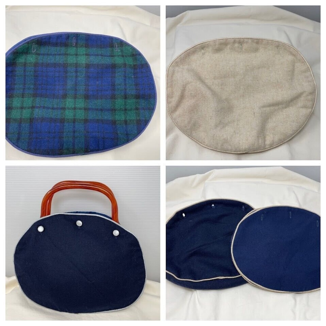 Bermuda Bag Bakelite Handles 3 Pearl Buttons 5 Interchangeable Bags ...