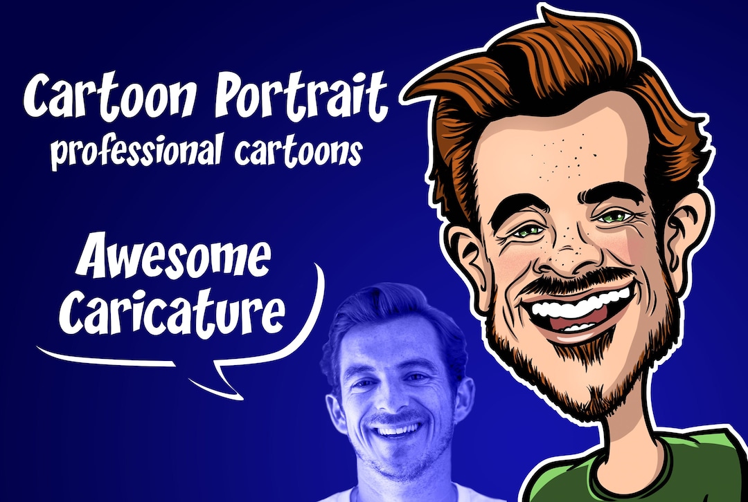 Custom Caricature | Personalized Illustrated Portrait | Original ...