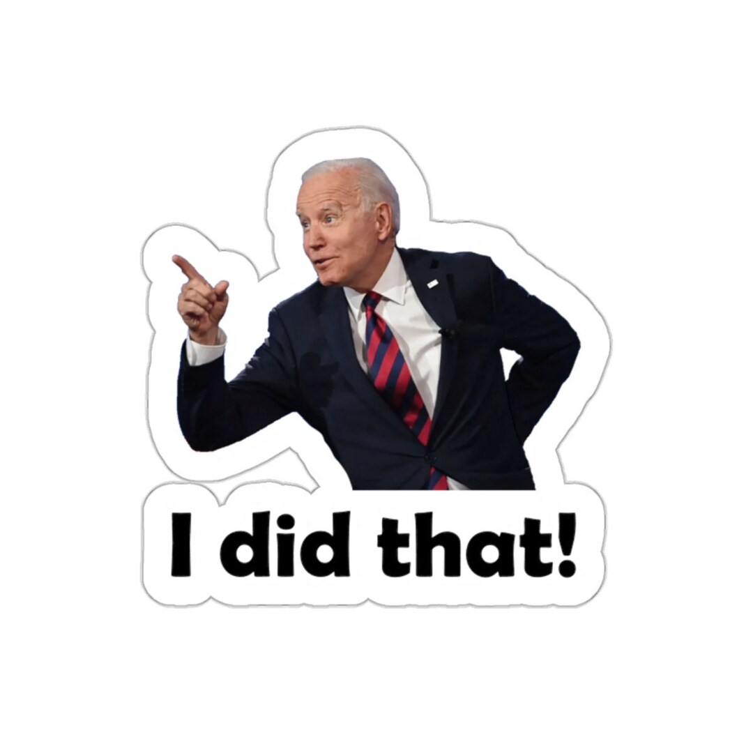 I Did That Die-cut Stickers - Etsy