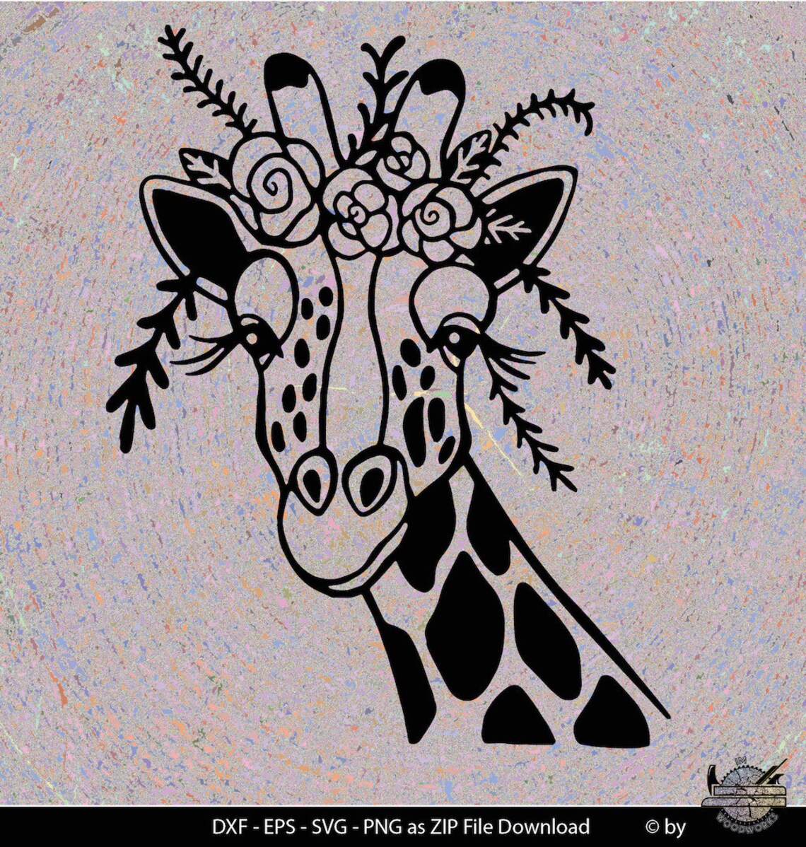 Giraffe SVG Giraffe DXF Giraffe PDF Giraffe Clipart | Etsy