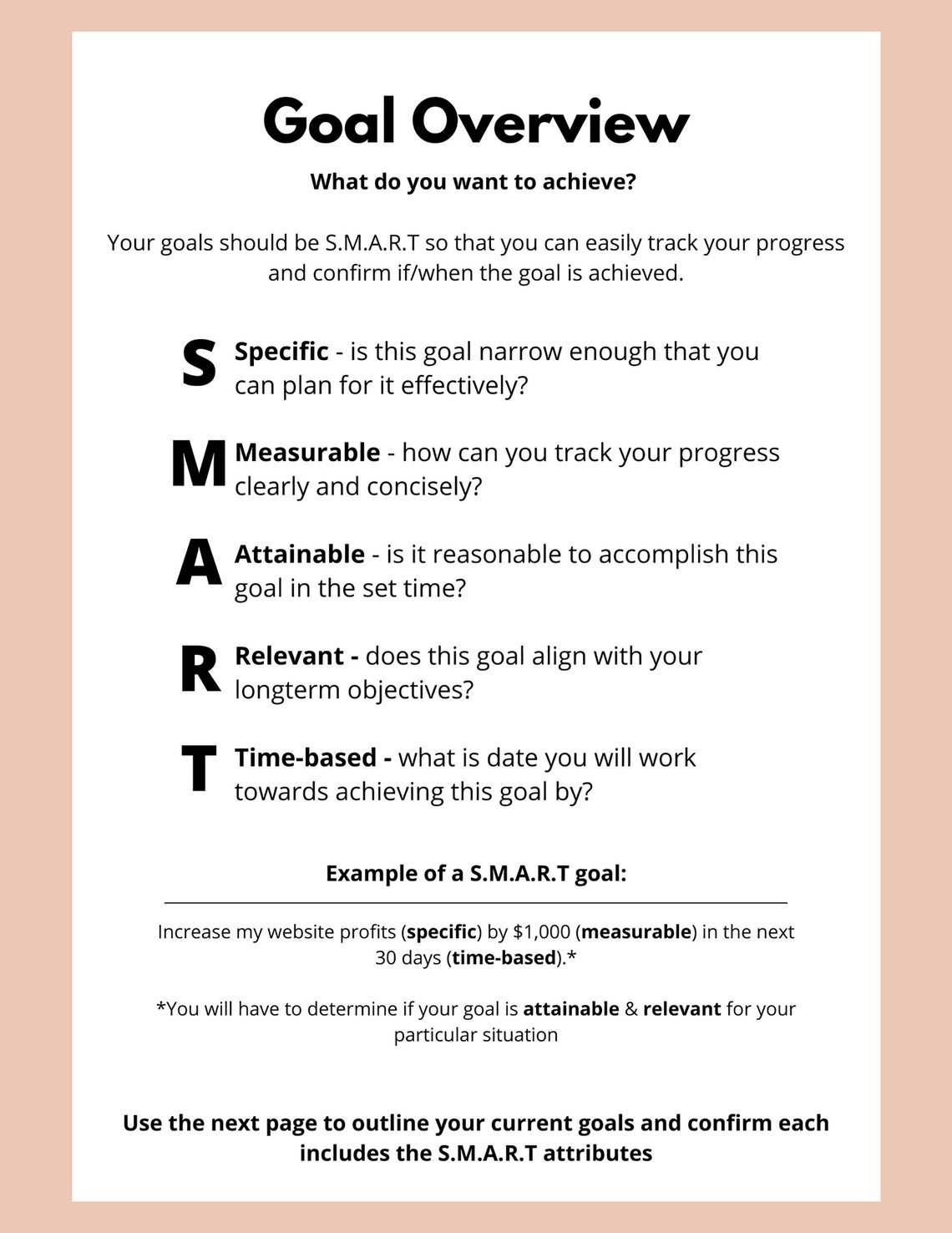 Marketing Strategy Framework Template - Business Planner Worksheet ...