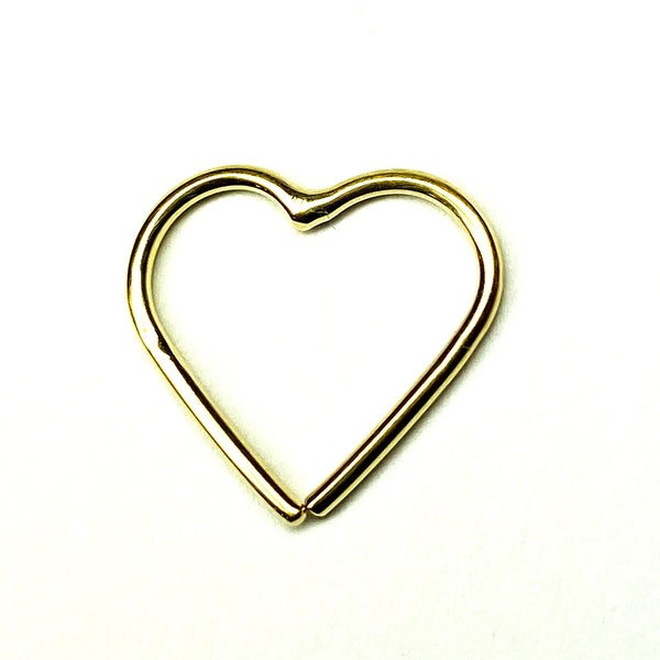 Gold Heart Ring - Etsy