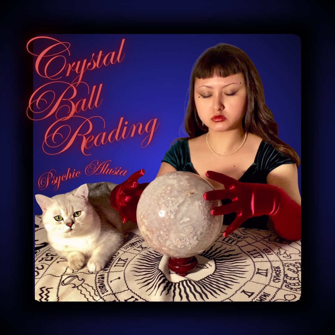 Crystal Ball Reading: Using Floral Agate Crystal Ball With - Etsy