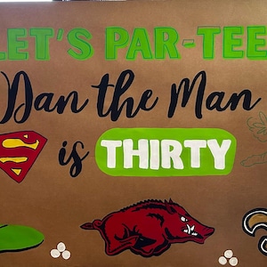 Custom Party Banner: Hand Painted Banners - Etsy
