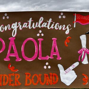 Custom Party Banner: Hand Painted Banners - Etsy