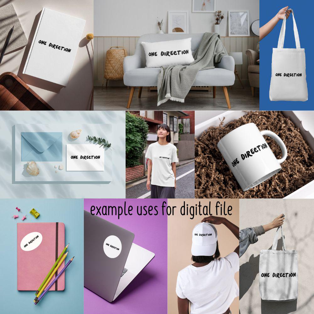 DIGITAL* 1D Logo PNG | Transparent One Direction Logo | 1D Logo Digital ...