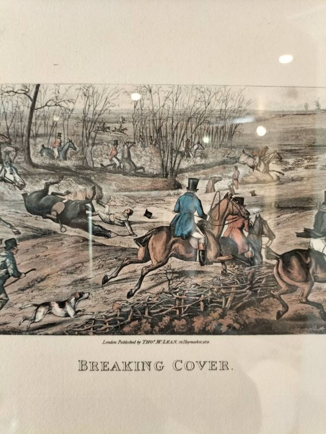 Henry Alken Etching. Breaking Cover. Aquatinted by T Sutherland - Etsy