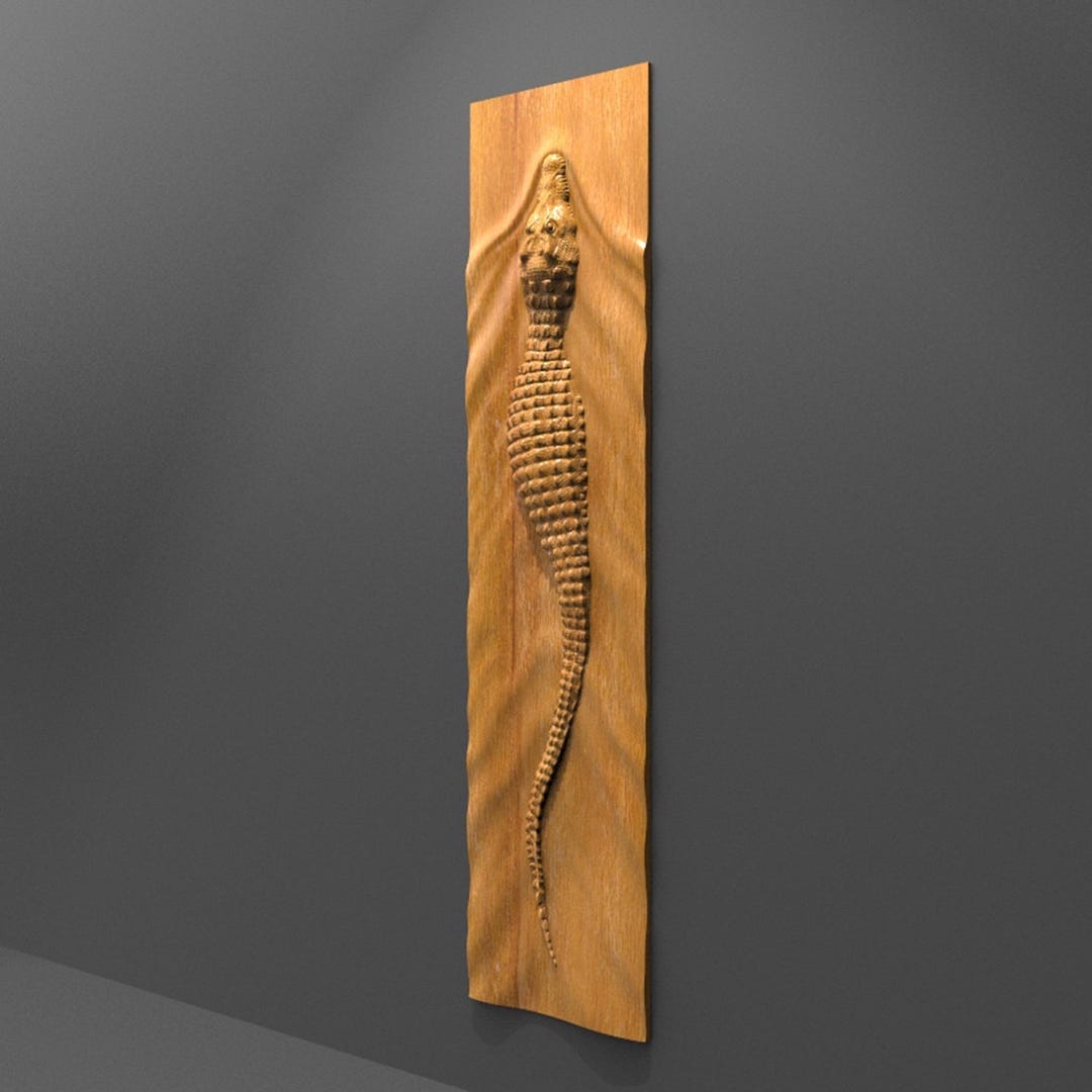 Alligator, Crocodile Stl File for 3D Printer and Cnc Router File - Etsy