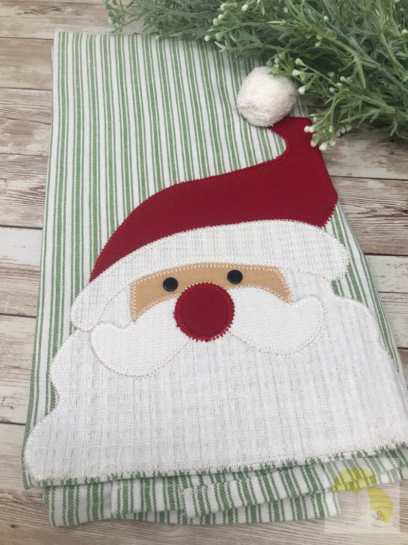 Christmas Santa Design Motif Embroidery& Applique Embellished - Etsy