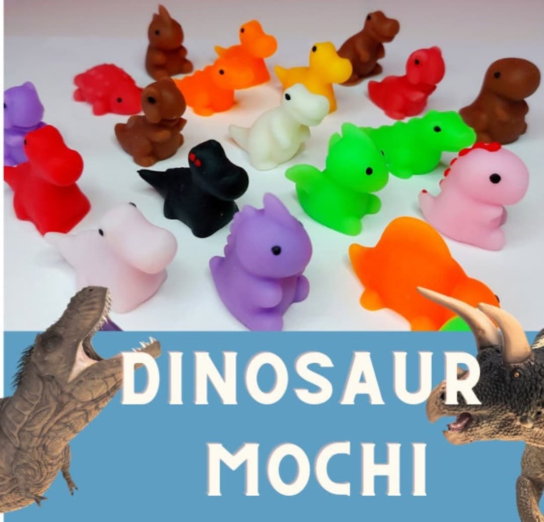 Dinosaur Mochi Squishy Fidget Toy for Kids Stress Reliever for - Etsy UK