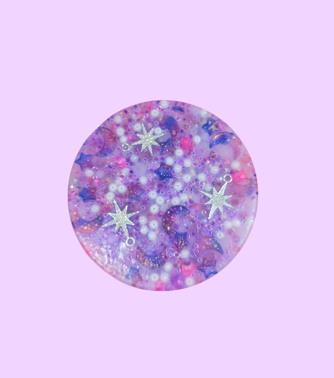 PURPLE NIGHT SKY Pick Pad Fidget Red Stress Anxiety Reliever Relax ...